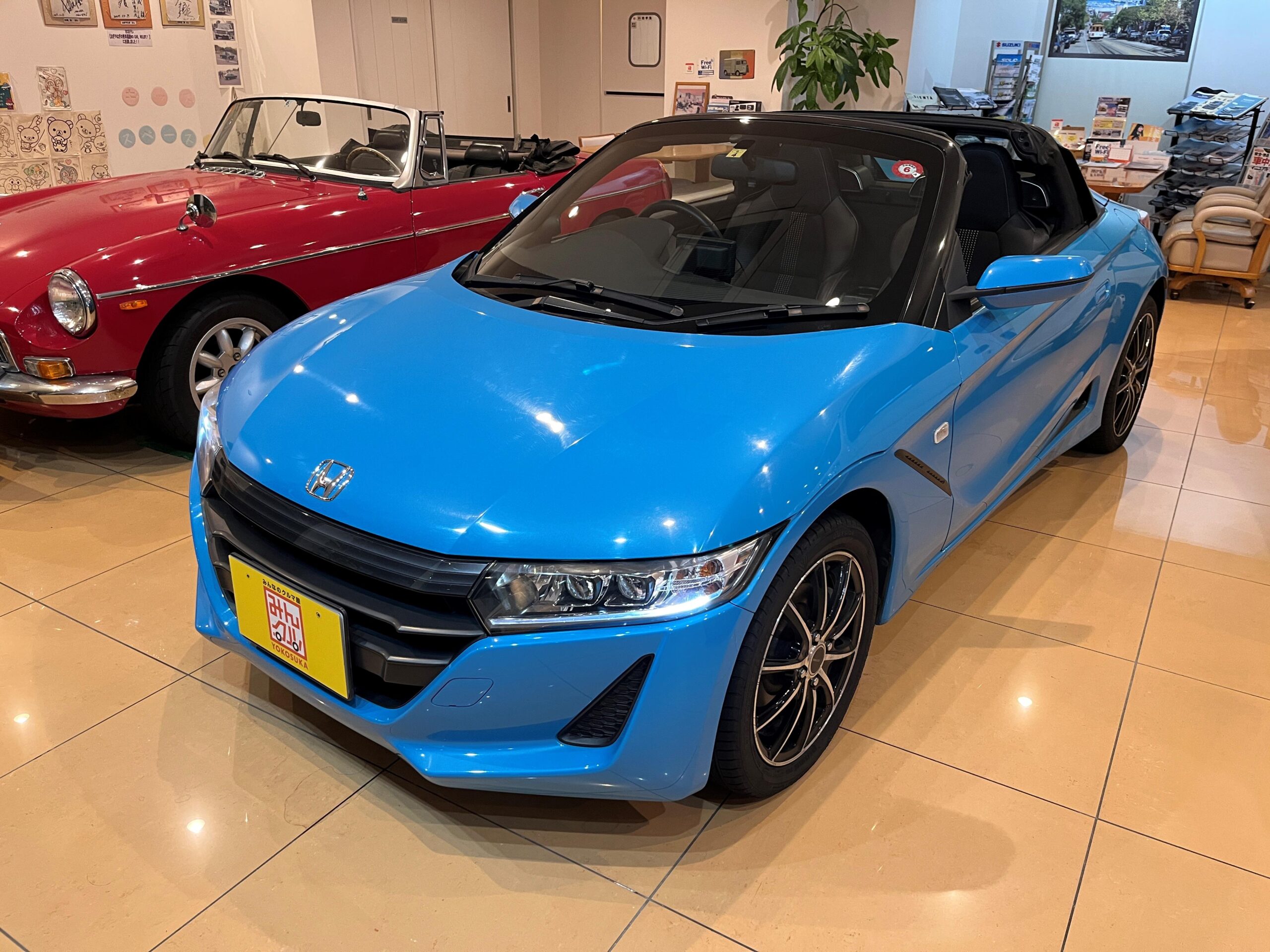 H29 S660 α ビーチブルー 5MT | みんなのクルマ屋横須賀